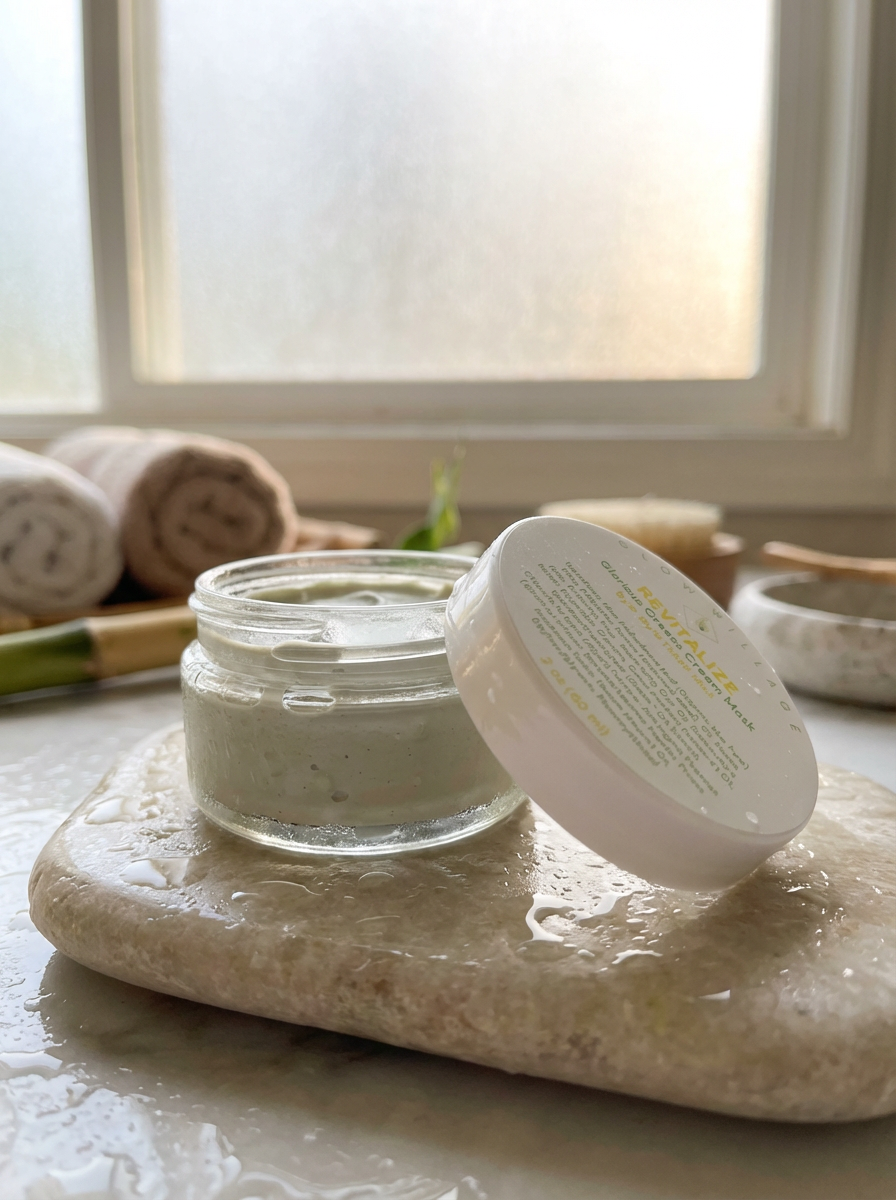 Revitalize - Glorious Greens Cream Mask – Glow Village